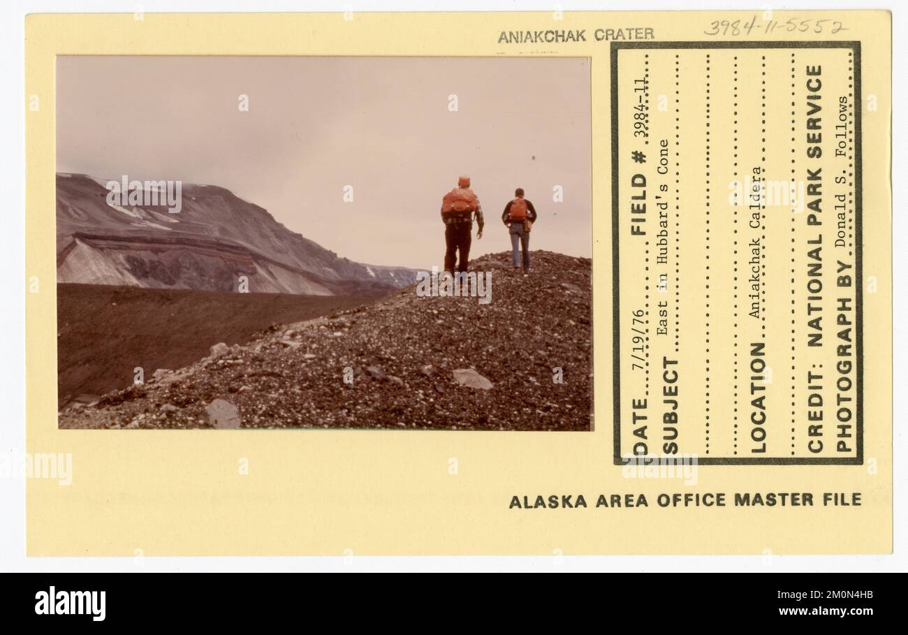 East in Hubbard's Cone. Alaska Task Force Photographs Stock Photo - Alamy