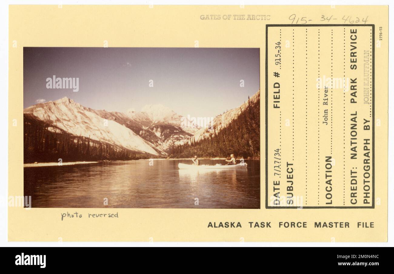 John River. Alaska Task Force Photographs Stock Photo - Alamy