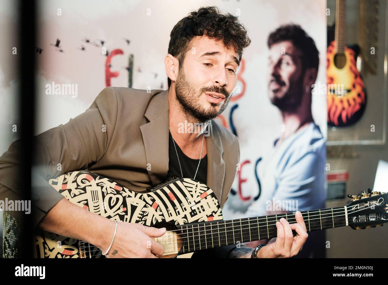 Madrid, Spain. 07th Dec, 2022. Singer Antonito Molina seen during the ...
