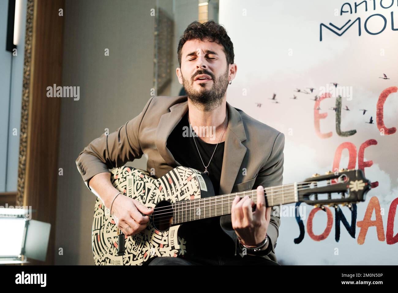 Madrid, Spain. 07th Dec, 2022. Singer Antonito Molina seen during the ...