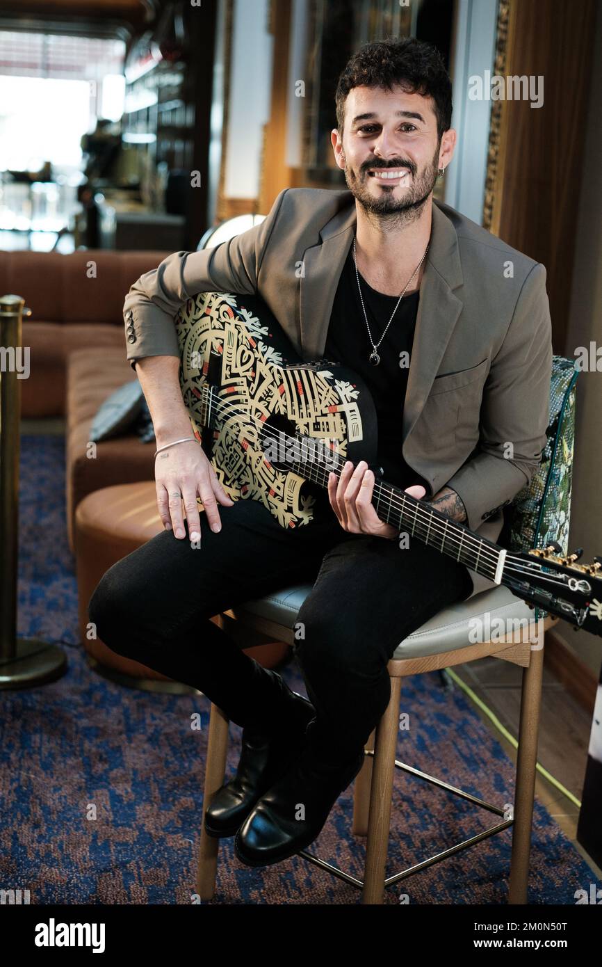Madrid, Spain. 07th Dec, 2022. Singer Antonito Molina seen during the ...