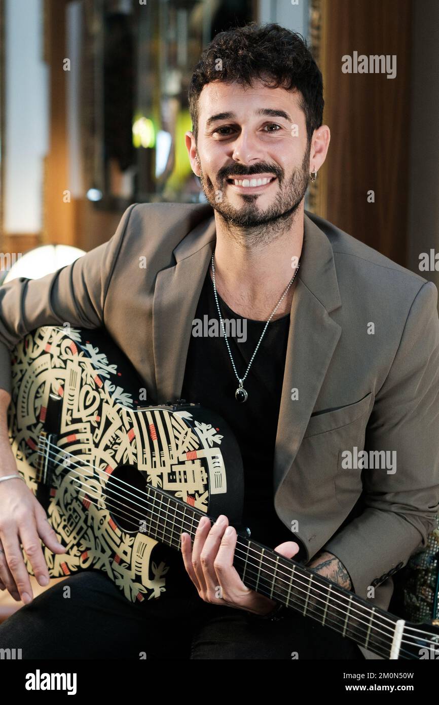 Madrid, Spain. 07th Dec, 2022. Singer Antonito Molina seen during the ...