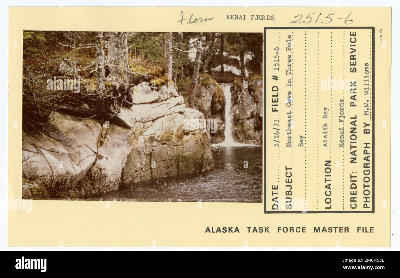 Northeast Cove in Three Hole Bay. Alaska Task Force Photographs Stock ...