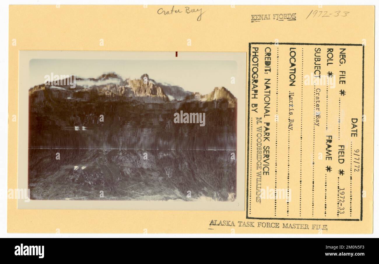 Crater Bay. Alaska Task Force Photographs Stock Photo - Alamy