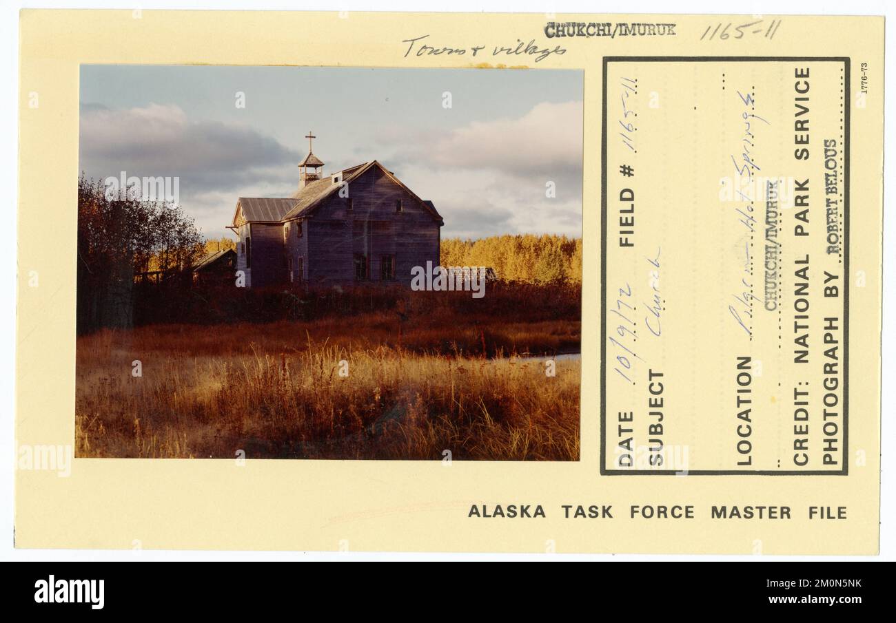 Church. Alaska Task Force Photographs Stock Photo - Alamy