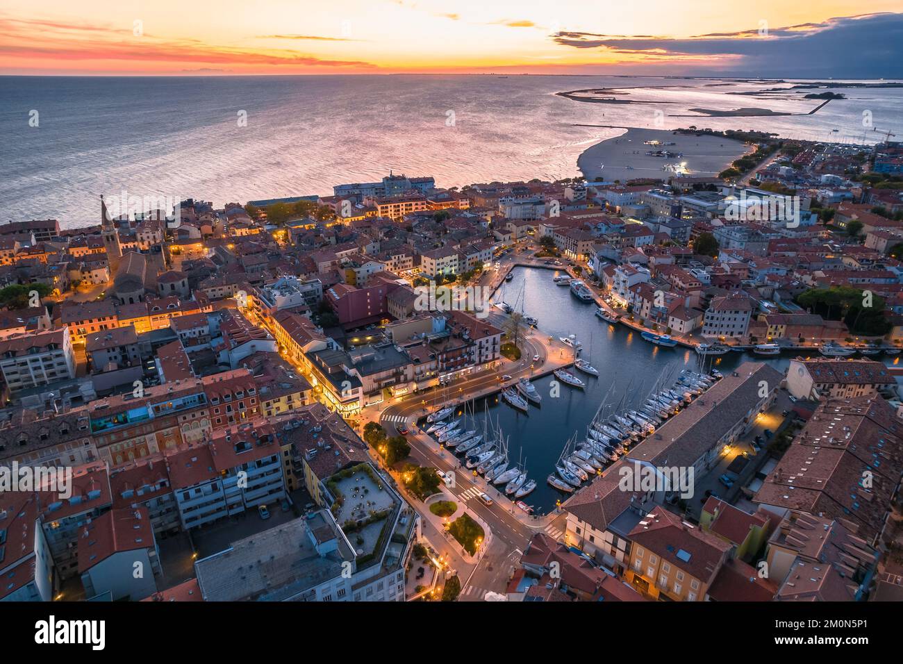 Aerial view italian seaside town hi-res stock photography and images ...
