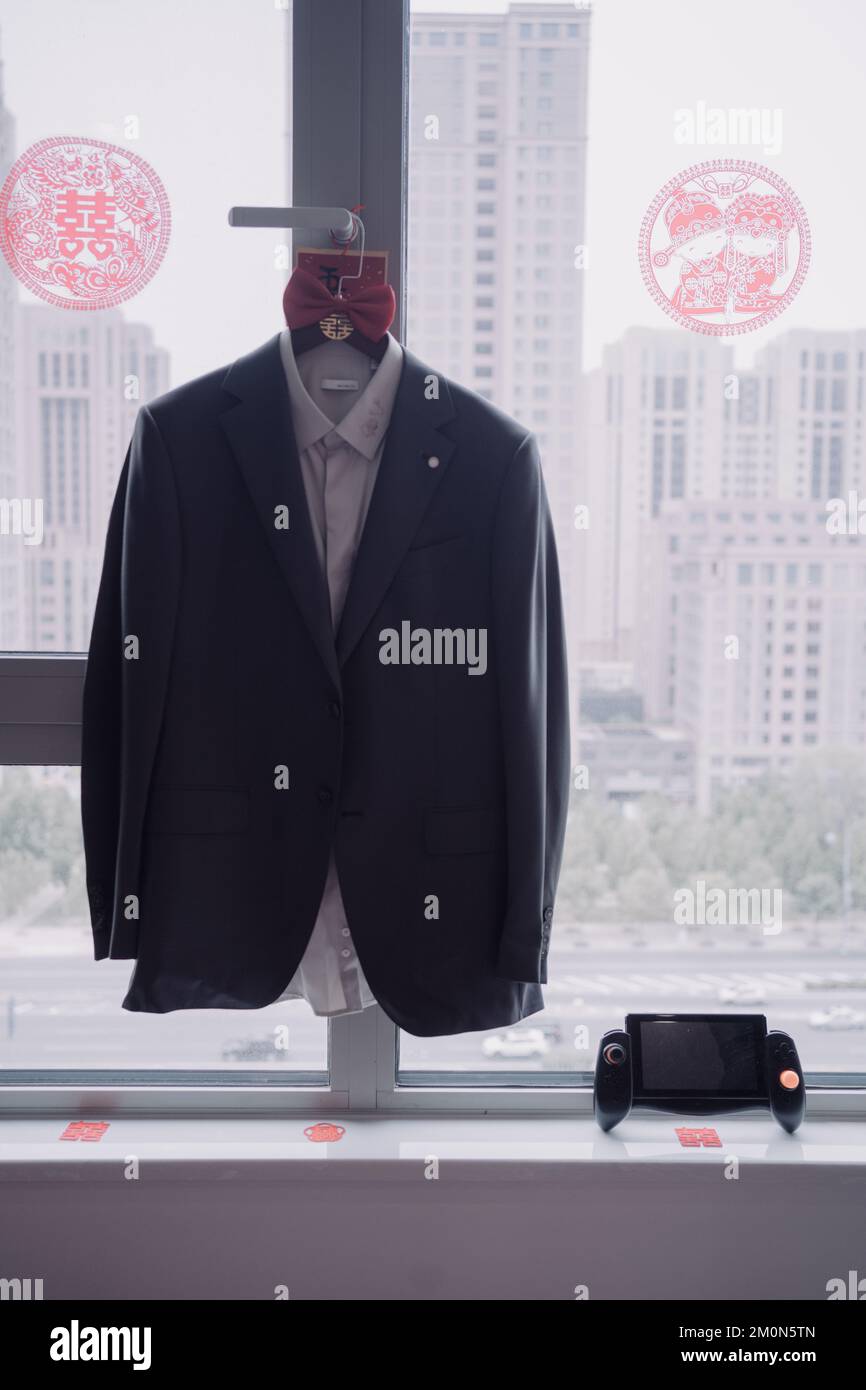 Vertical suit hi-res stock photography and images - Alamy