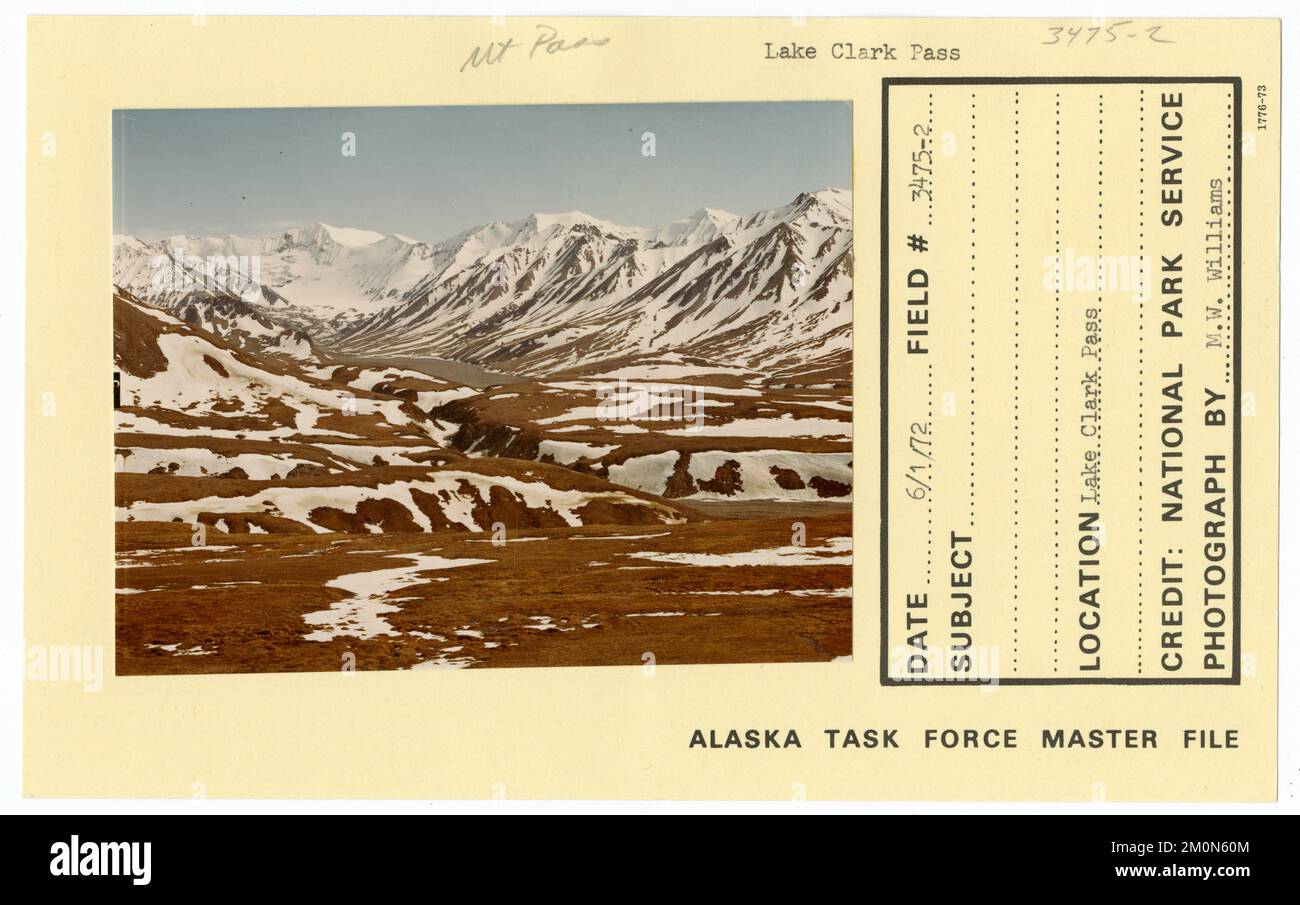 Lake Clark Pass. Alaska Task Force Photographs Stock Photo - Alamy
