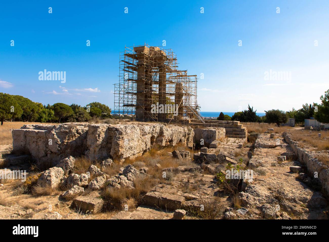 Monte smith acropolis of rhodes hi-res stock photography and images - Alamy