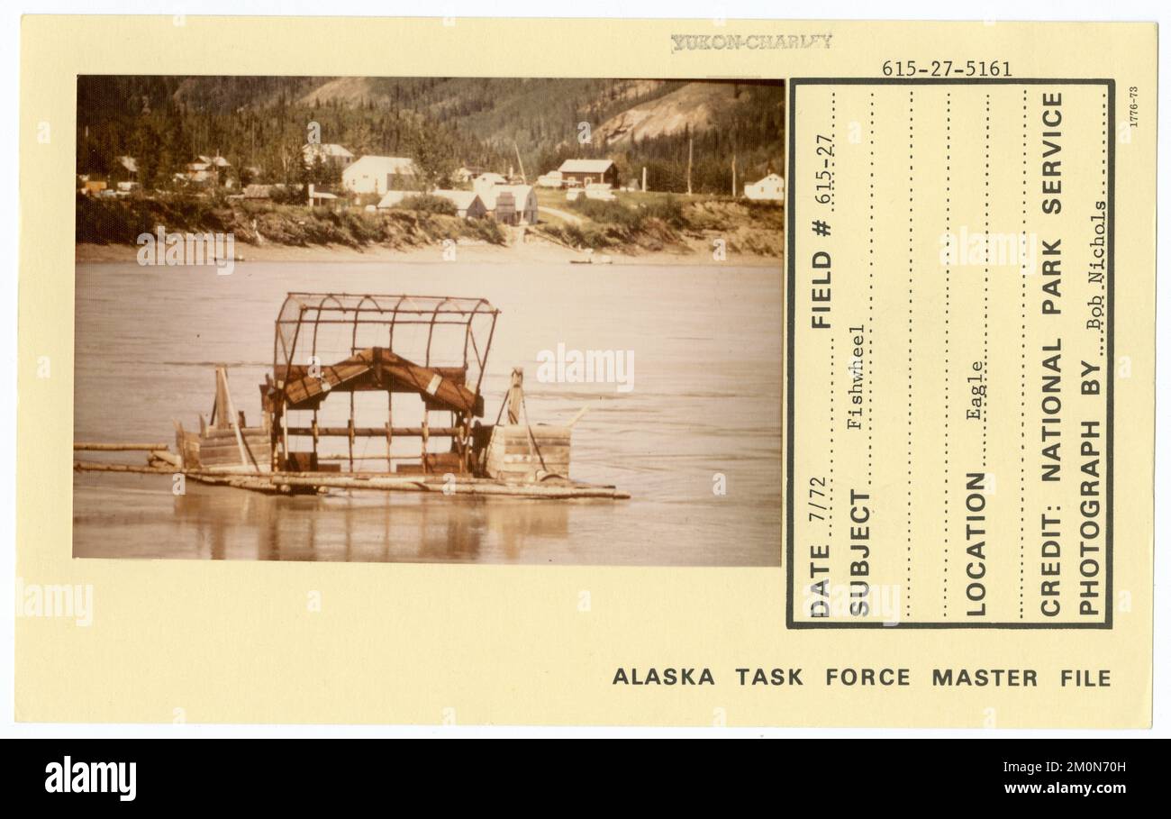 Fishwheel. Alaska Task Force Photographs Stock Photo - Alamy