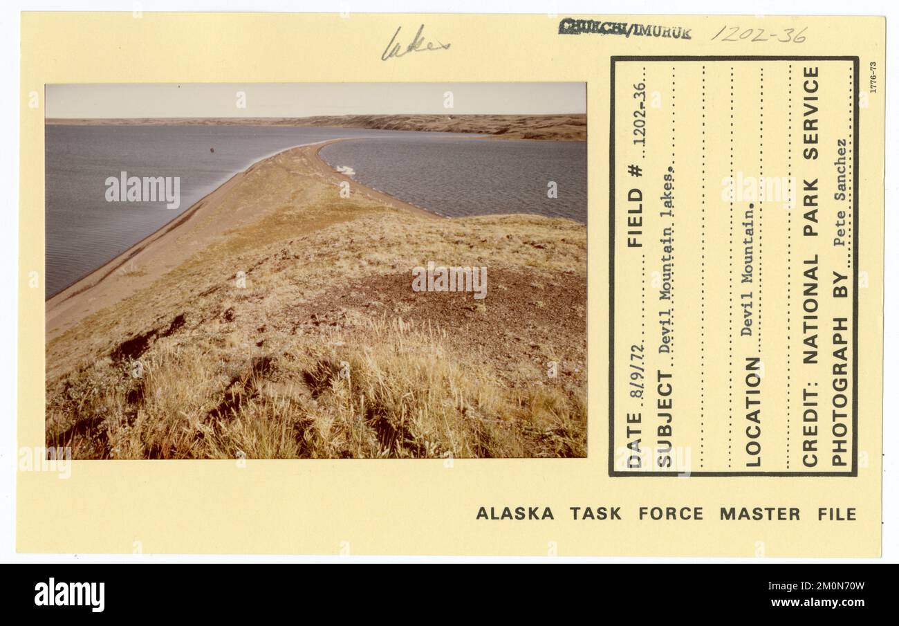 Devil Mountain lakes. Alaska Task Force Photographs Stock Photo - Alamy