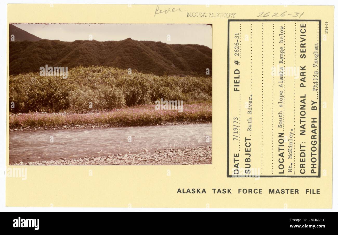 Ruth River. Alaska Task Force Photographs Stock Photo - Alamy