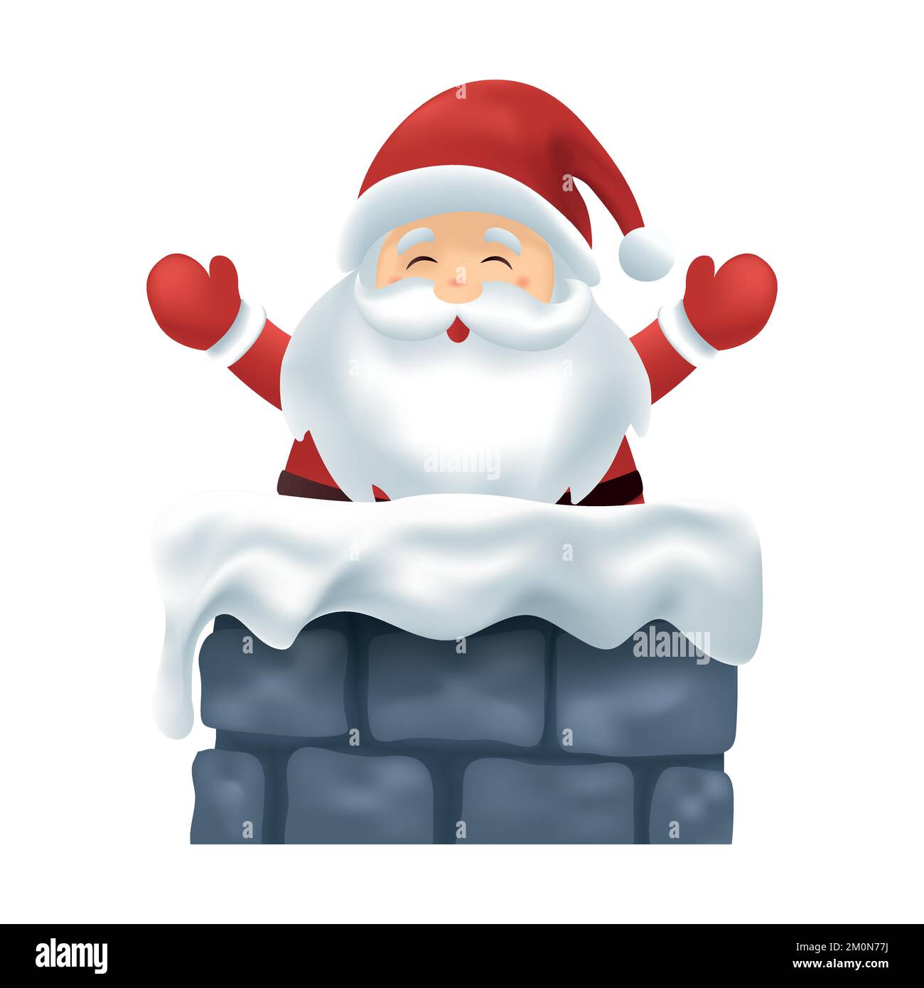 Winter forest night in Cut Out Stock Images & Pictures - Alamy