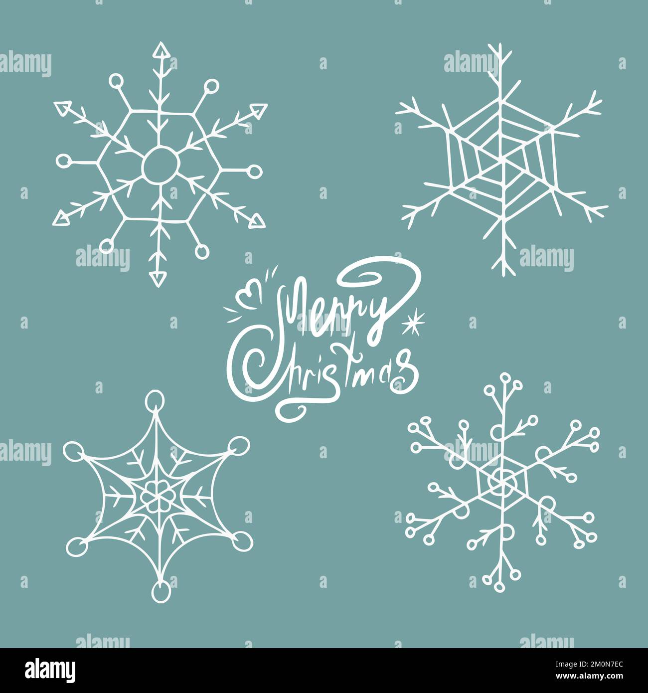Snowflake Vector Set
