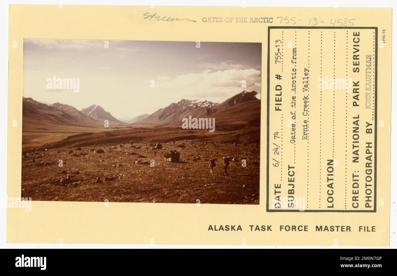 Gates of the Arctic from Ernie Creek Valley. Alaska Task Force ...
