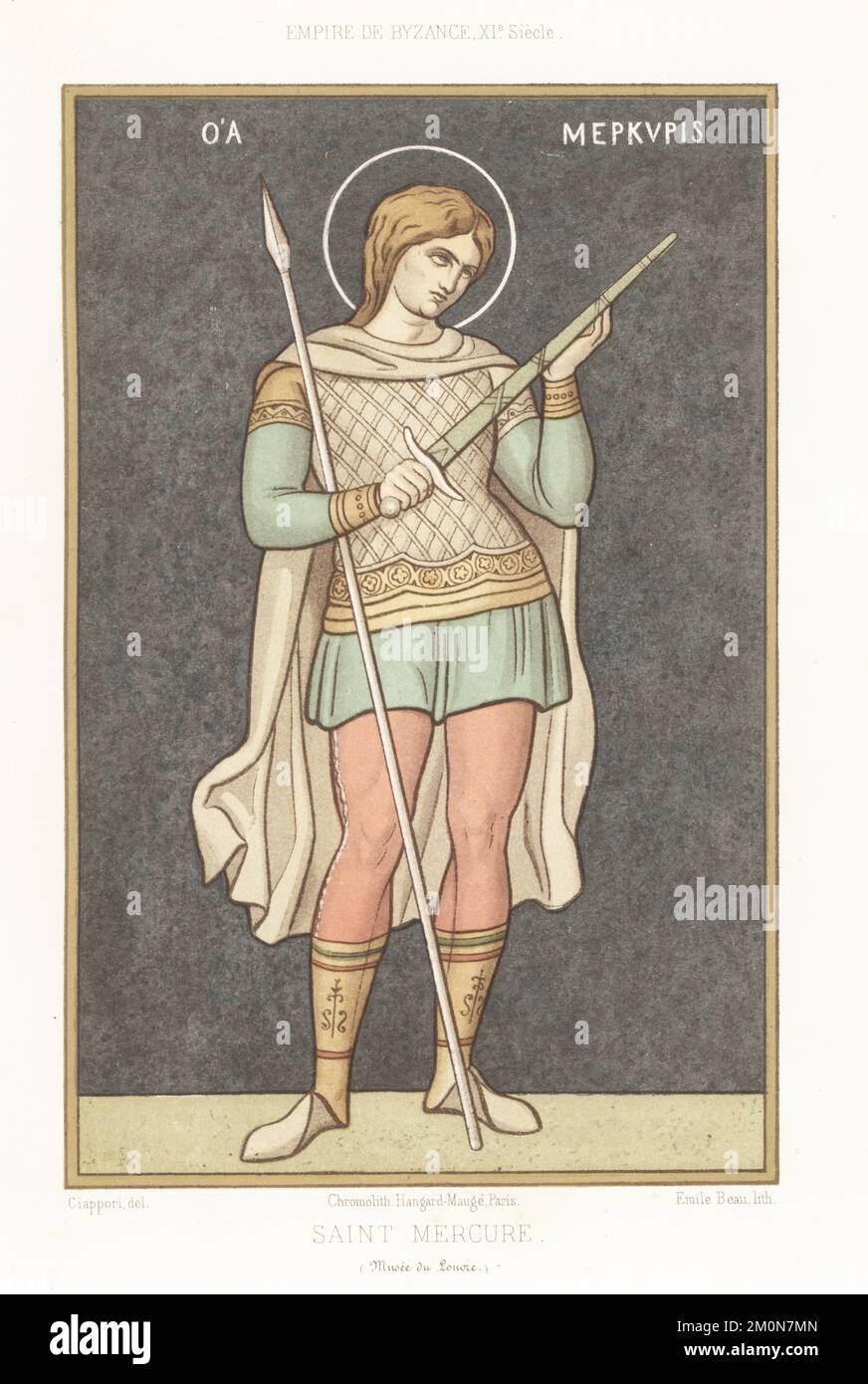 Saint Mercurius, Greek soldier and Christian martyr, 224-250. In ...