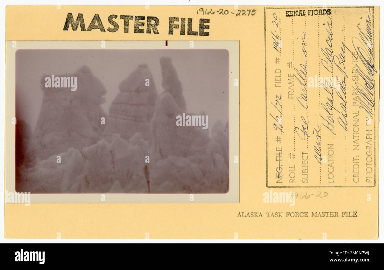 Ice castles in rain. Alaska Task Force Photographs Stock Photo - Alamy