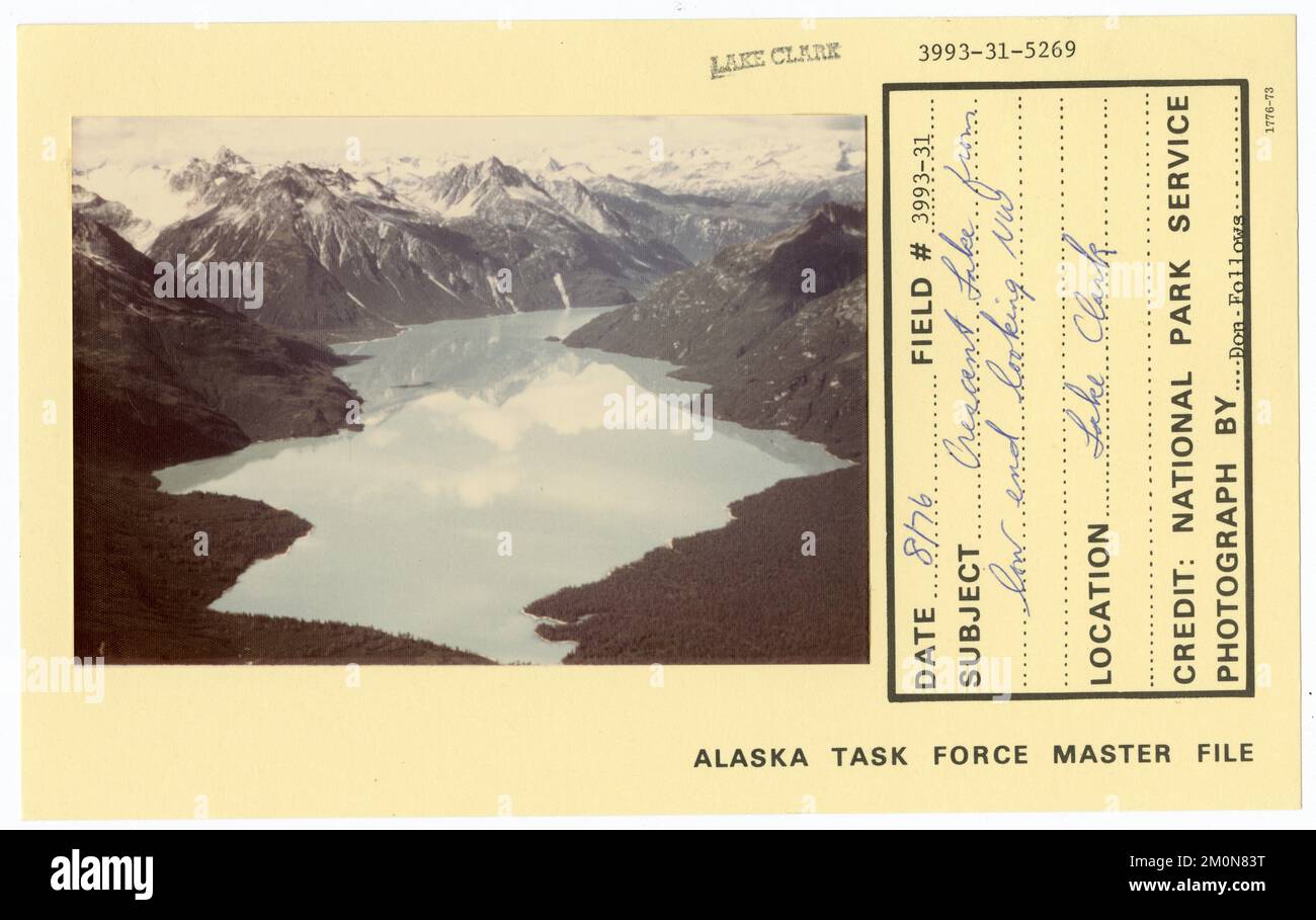 Crescent Lake from low end looking NW. Alaska Task Force Photographs ...