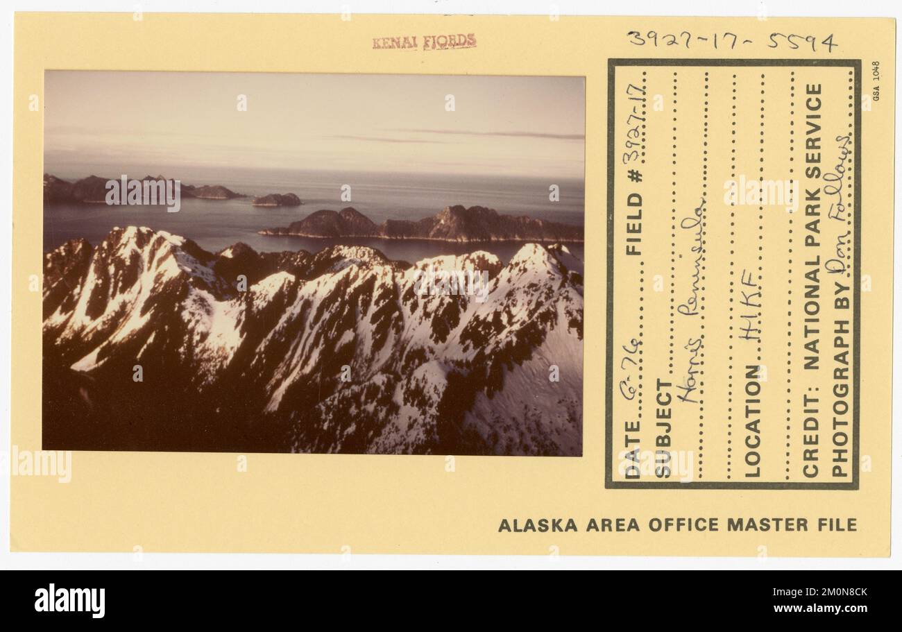 Harris Peninsula. Alaska Task Force Photographs Stock Photo - Alamy