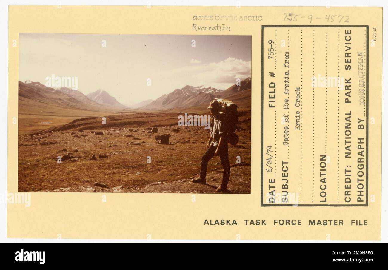 Gates of the Arctic from Ernie Creek. Alaska Task Force Photographs ...