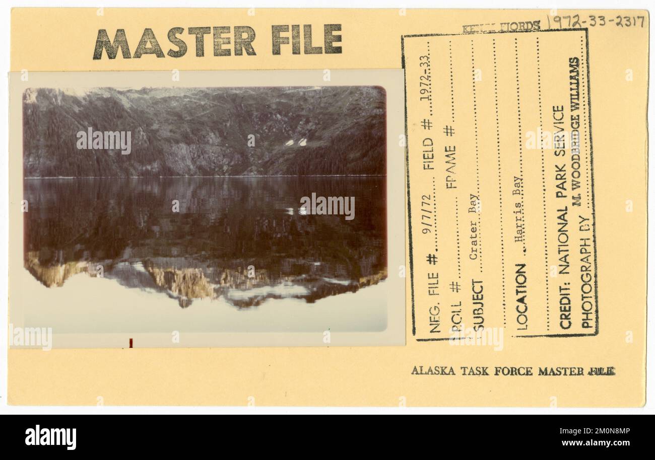 Crater Bay. Alaska Task Force Photographs Stock Photo - Alamy