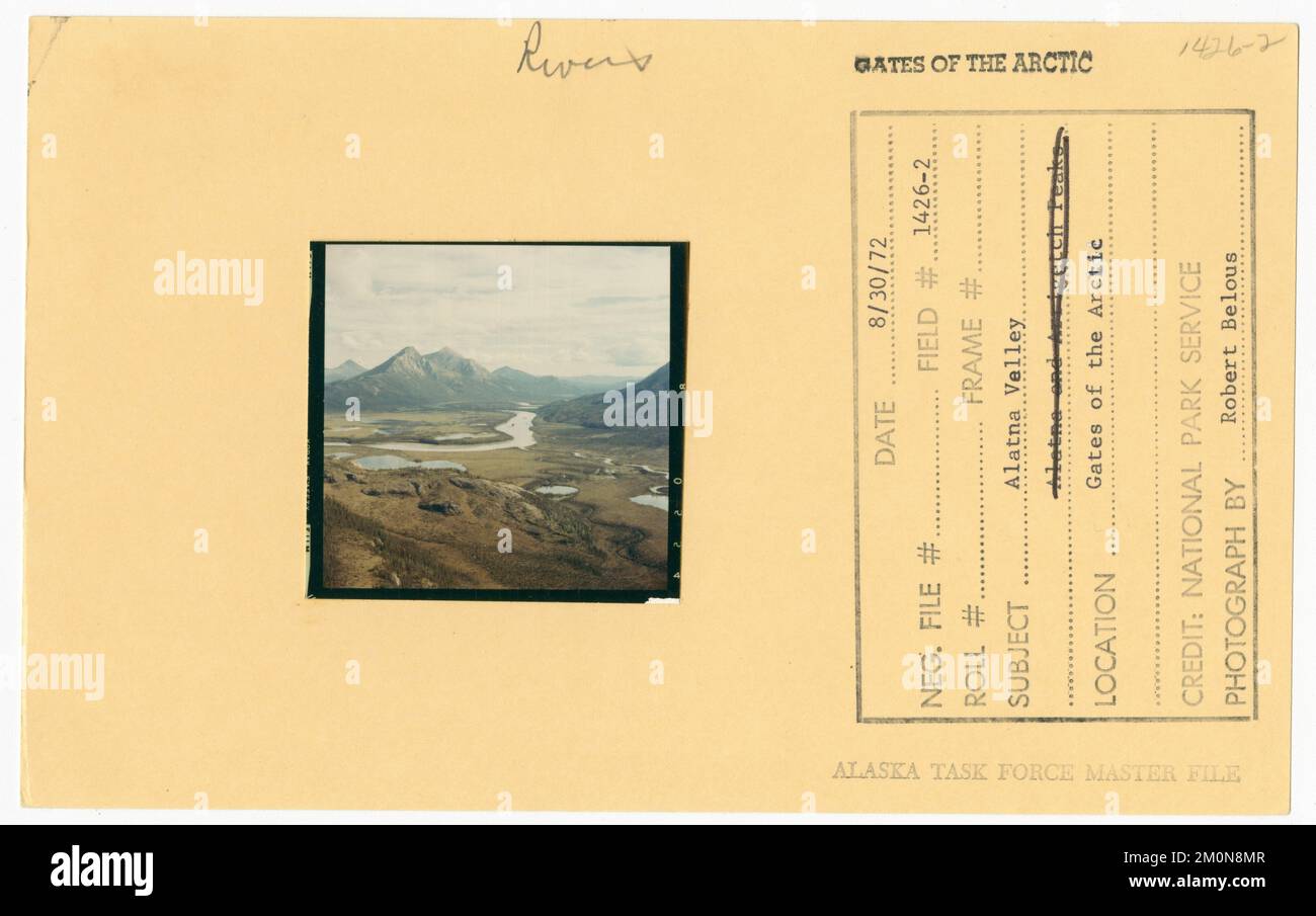 Alatna Valley. Alaska Task Force Photographs Stock Photo - Alamy