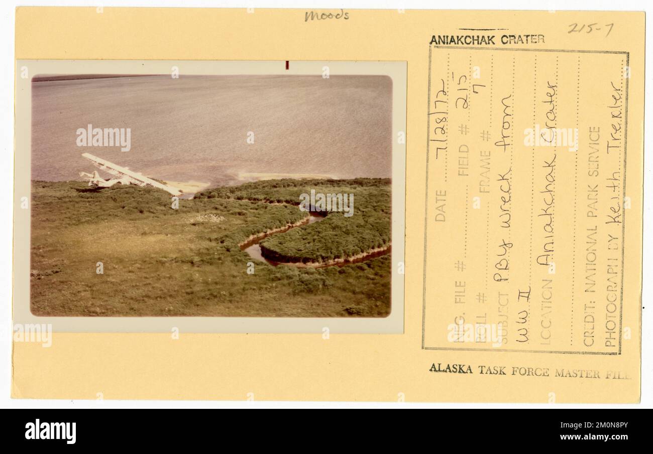 PBY wreck from WWII. Alaska Task Force Photographs Stock Photo - Alamy