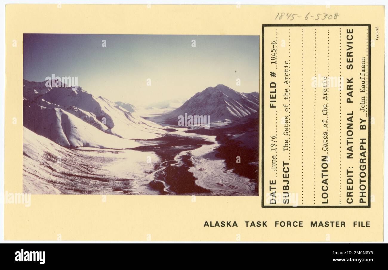 The Gates of the Arctic. Alaska Task Force Photographs Stock Photo - Alamy