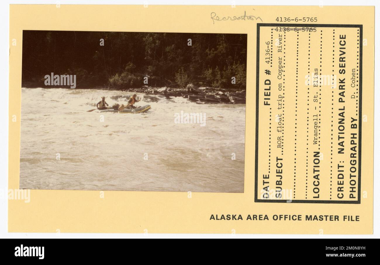 BOR float trip on Copper River. Alaska Task Force Photographs Stock ...