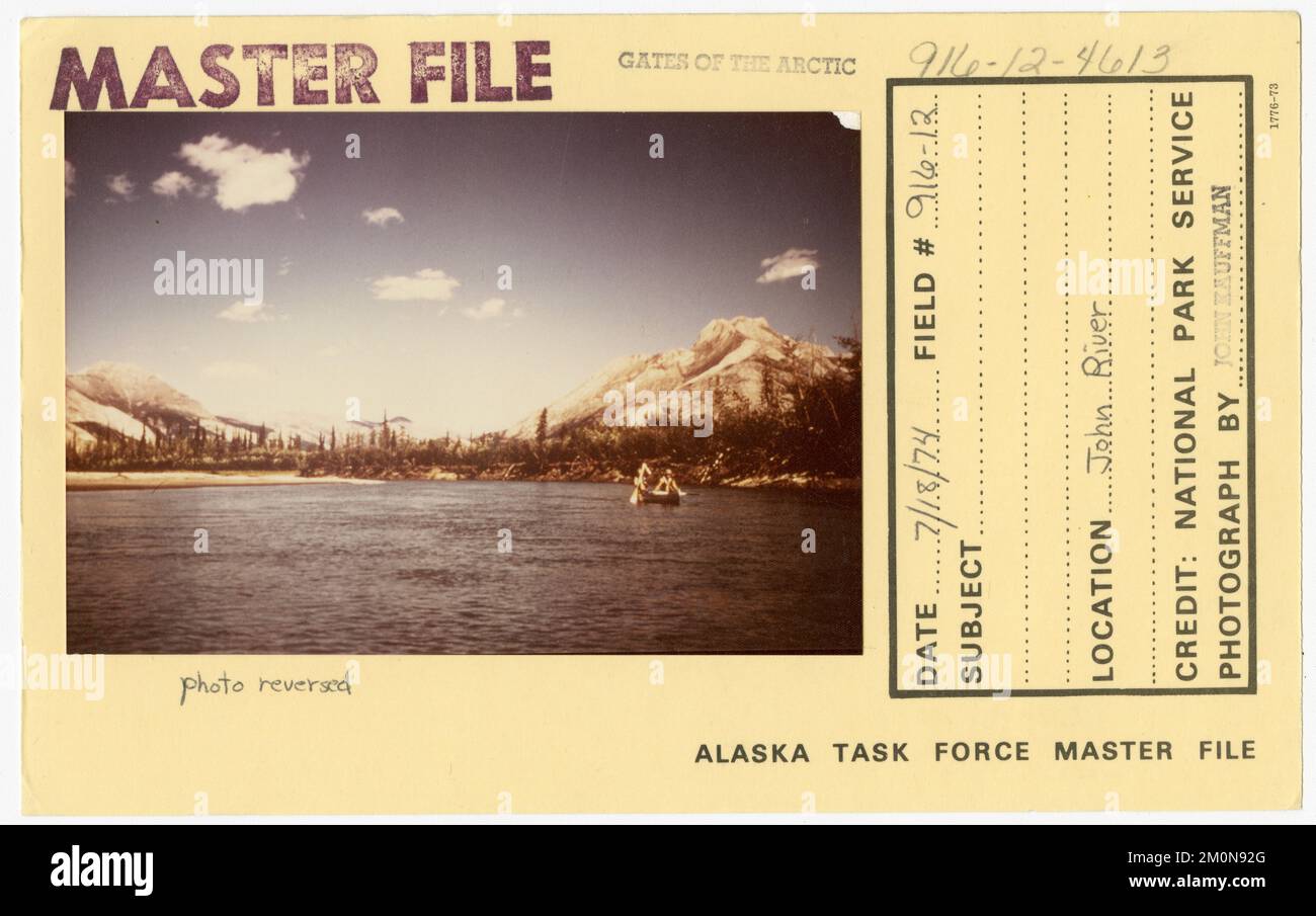 John River. Alaska Task Force Photographs Stock Photo - Alamy