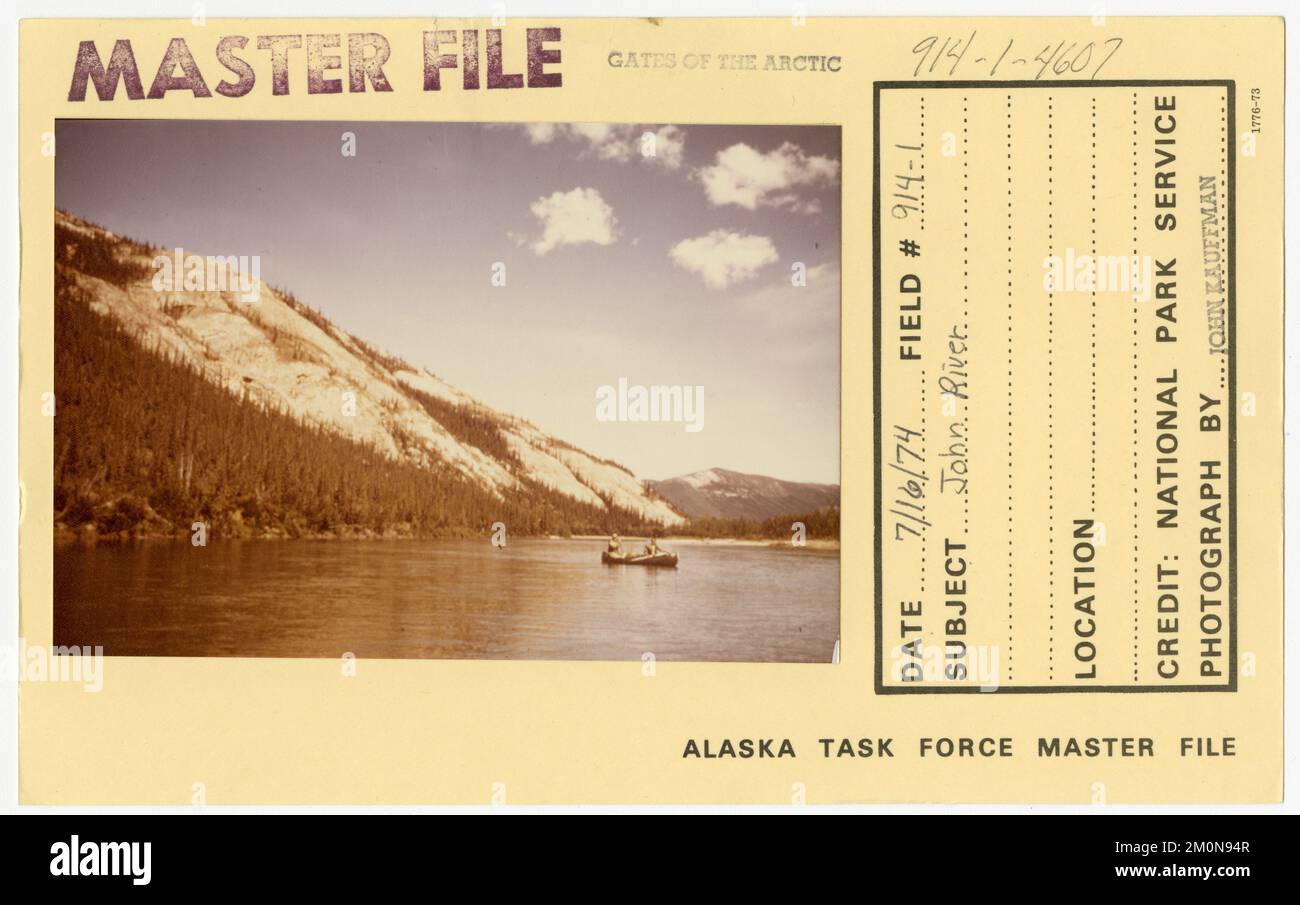 John River. Alaska Task Force Photographs Stock Photo - Alamy