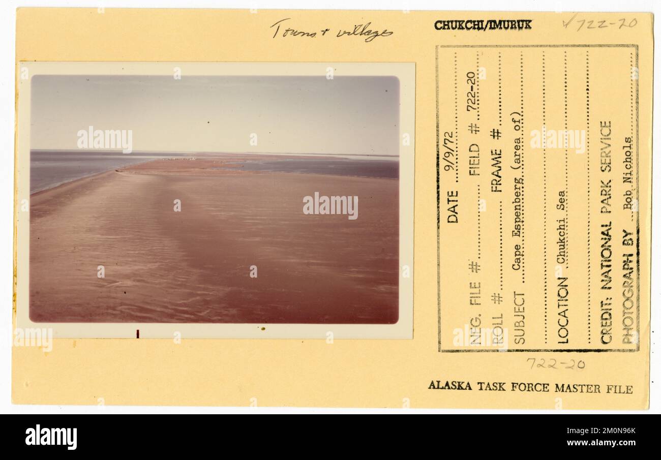 Cape Espenberg (area of). Alaska Task Force Photographs Stock Photo - Alamy