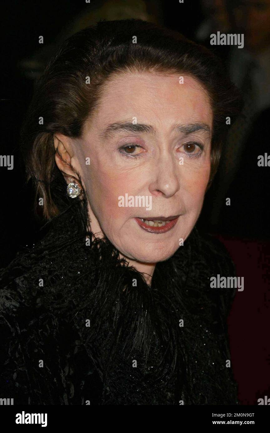 Mica Ertegun attends the premiere of "Beyond the Sea" at the Ziegfeld ...