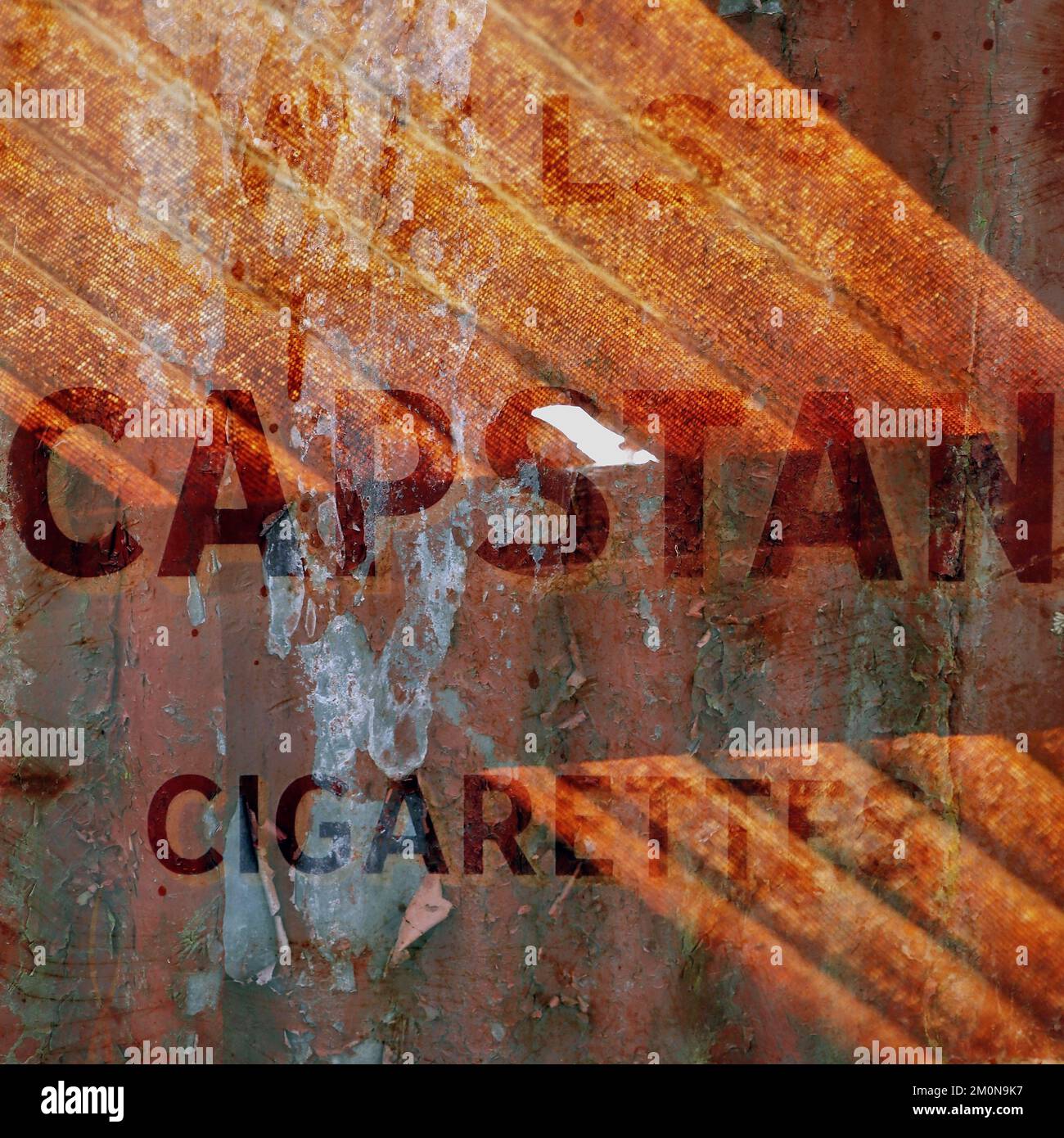 Abstract photoart a photograph of multiple exposed images of enameled ...