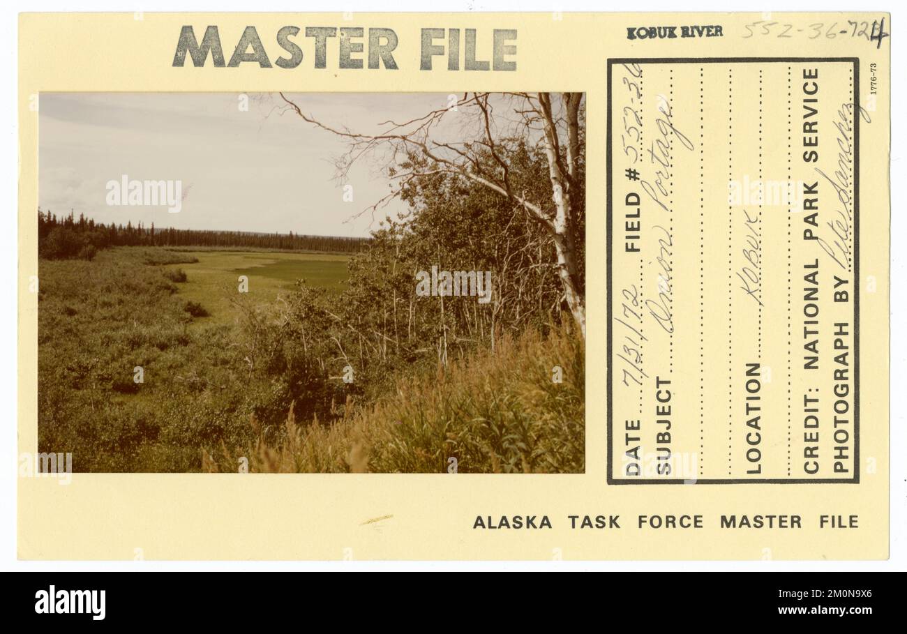Onion Portage. Alaska Task Force Photographs Stock Photo - Alamy