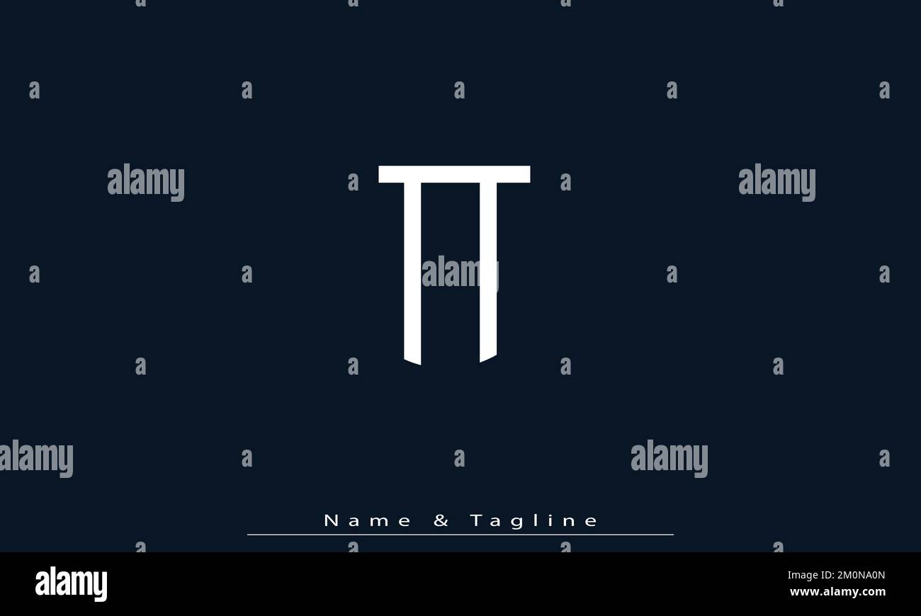 Alphabet letters Initials Monogram logo TT Stock Vector Image & Art - Alamy