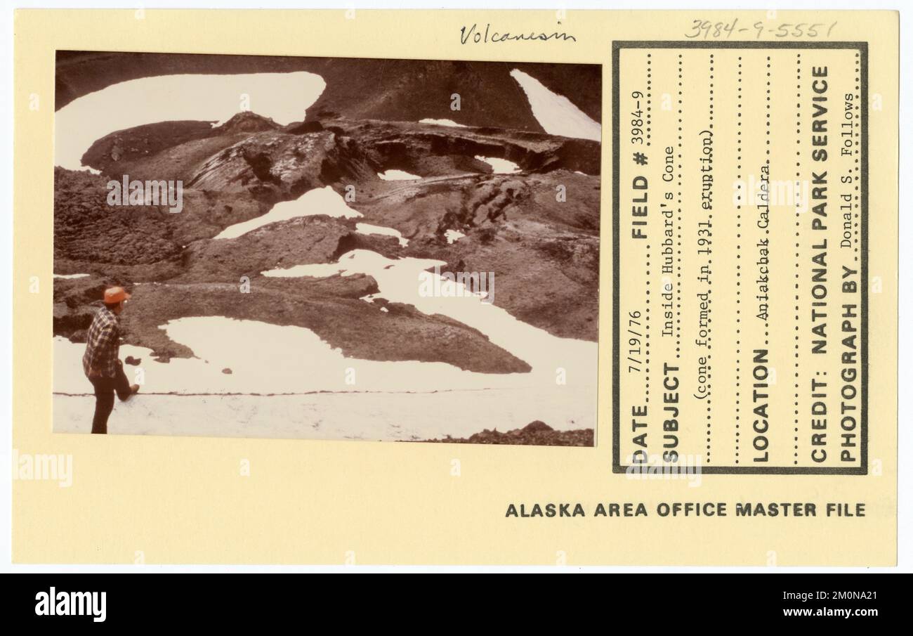 Inside Hubbard's Cone (cone formed in 1931 eruption). Alaska Task Force ... Inside Hubbard's Cone (cone formed in 1931 eruption). Alaska Task Force ...