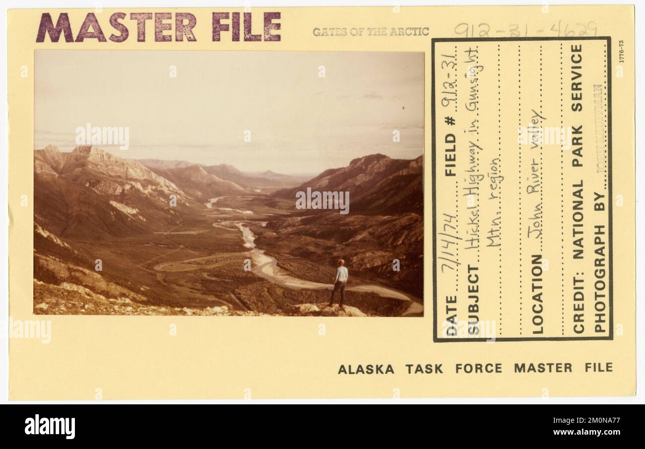 Hickel Highway in Gunsight Mountain region. Alaska Task Force ...