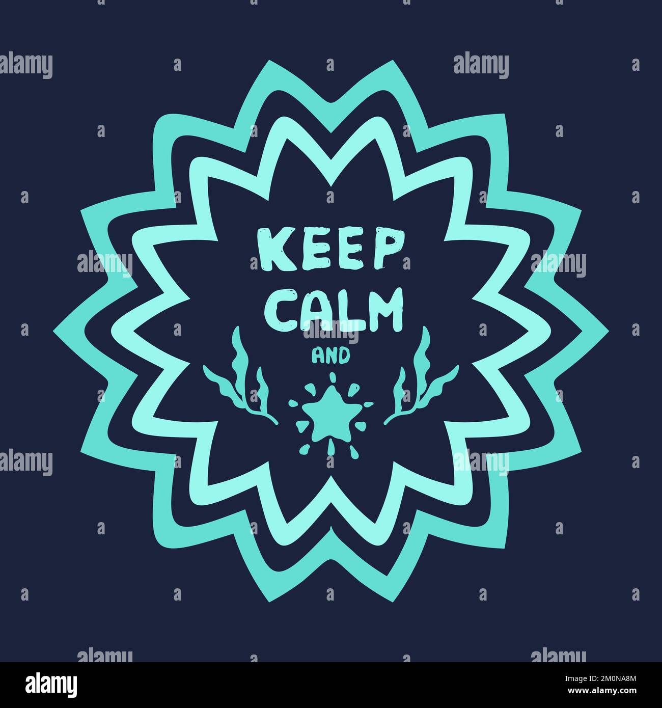 Symbol of calm Stock Vector Images - Alamy