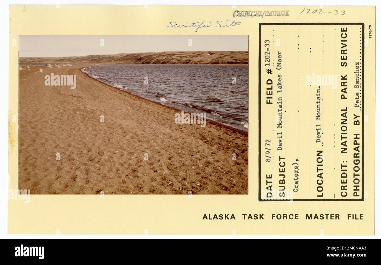 Devil Mountain lakes (Maar Craters). Alaska Task Force Photographs ...