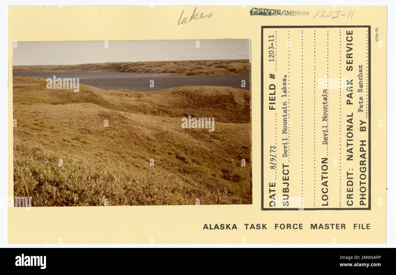Devil Mountain lakes. Alaska Task Force Photographs Stock Photo - Alamy