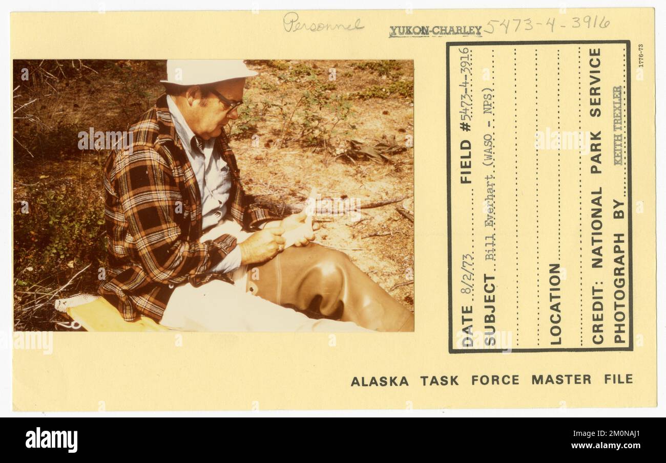 Bill Everhart (WASO-NPS). Alaska Task Force Photographs Stock Photo - Alamy