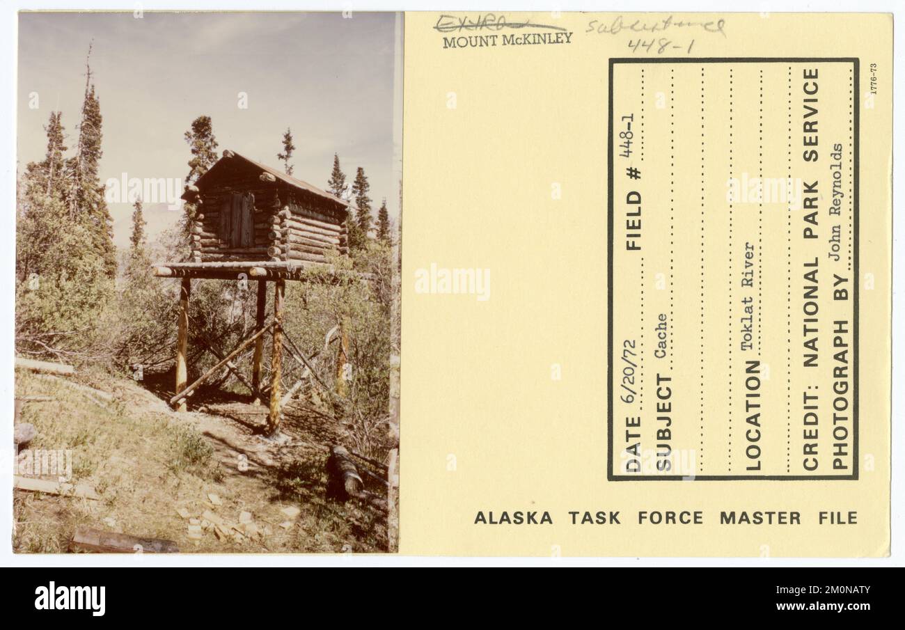 Cache. Alaska Task Force Photographs Stock Photo - Alamy