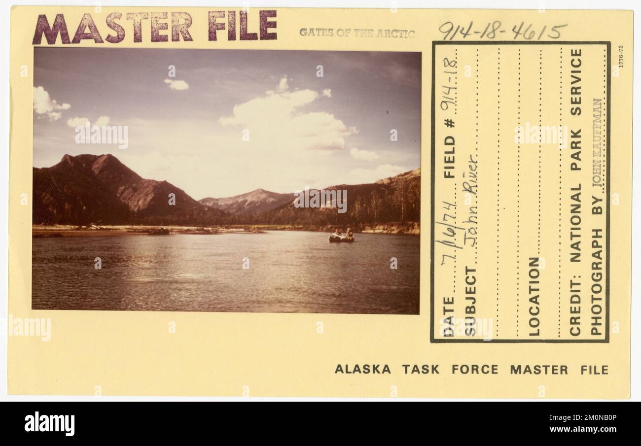 John River. Alaska Task Force Photographs Stock Photo - Alamy