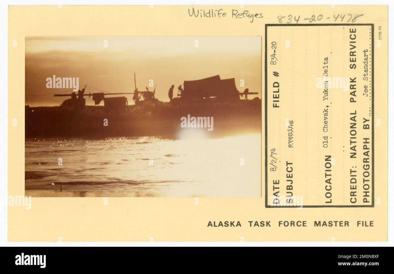 Evening. Alaska Task Force Photographs Stock Photo - Alamy