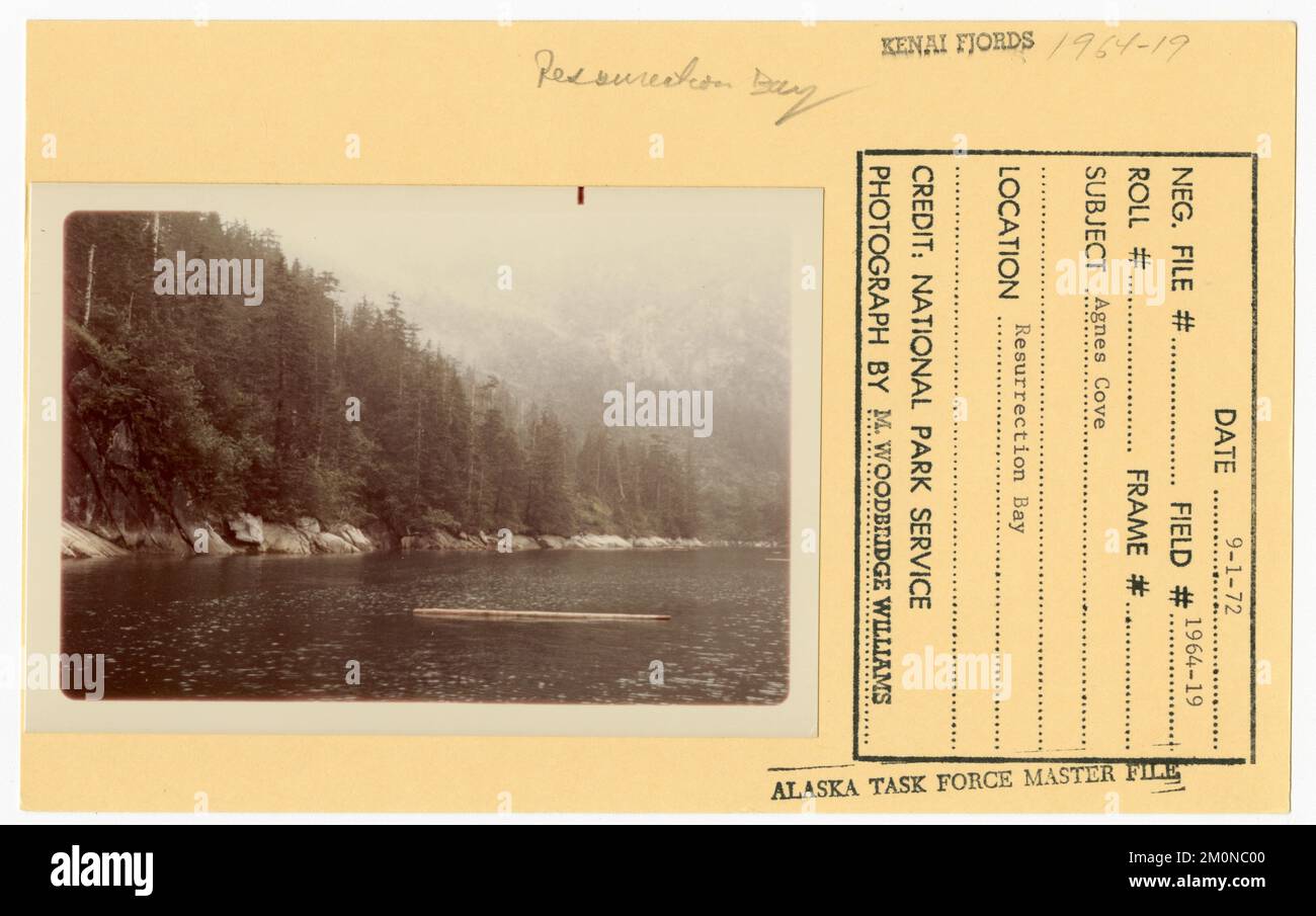 Agnes Cove. Alaska Task Force Photographs Stock Photo - Alamy