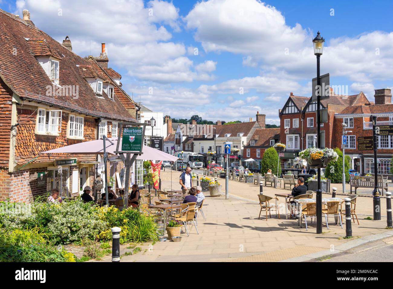 Battle East Sussex Burtons Tearooms and shops on high street Battle ...