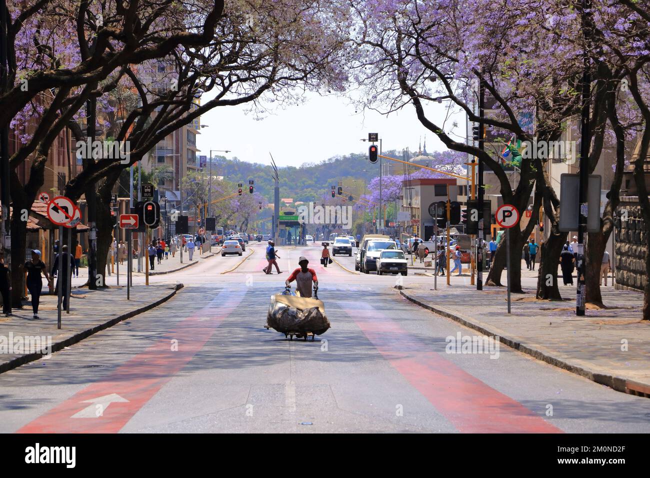 September 29 2022 - Pretoria in South Africa: Traffic intersection in ...