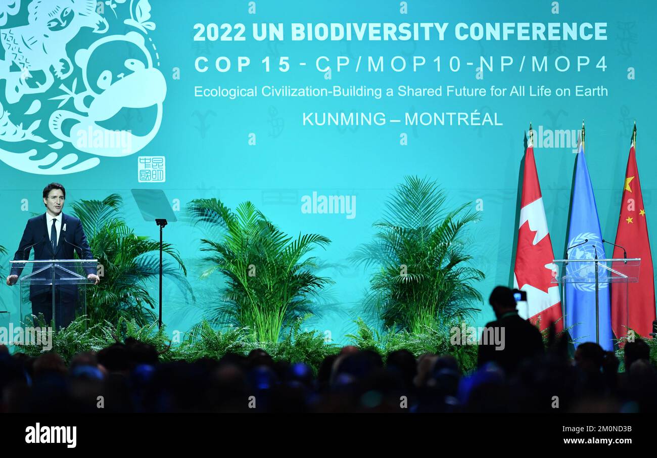 Montreal, Canada. 6th Dec, 2022. Canadian Prime Minister Justin Trudeau ...