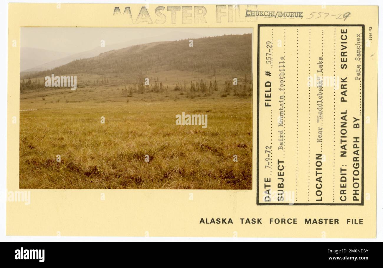 Baird Mountain foothills. Alaska Task Force Photographs Stock Photo - Alamy